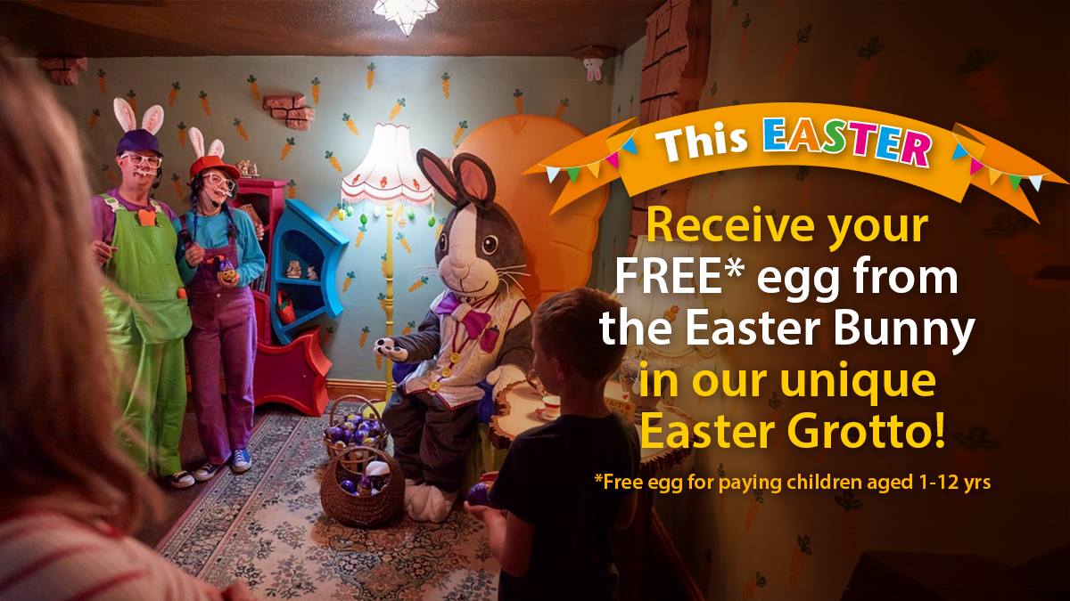 Unique Easter Grotto at The Milky Way in North Devon