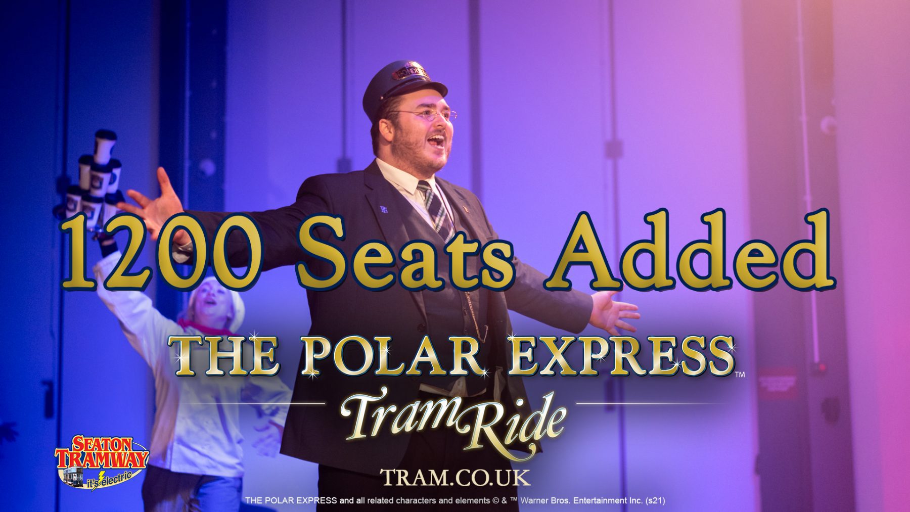 We have just added an EXTRA 1200 seats to this years THE POLAR EXPRESS ...