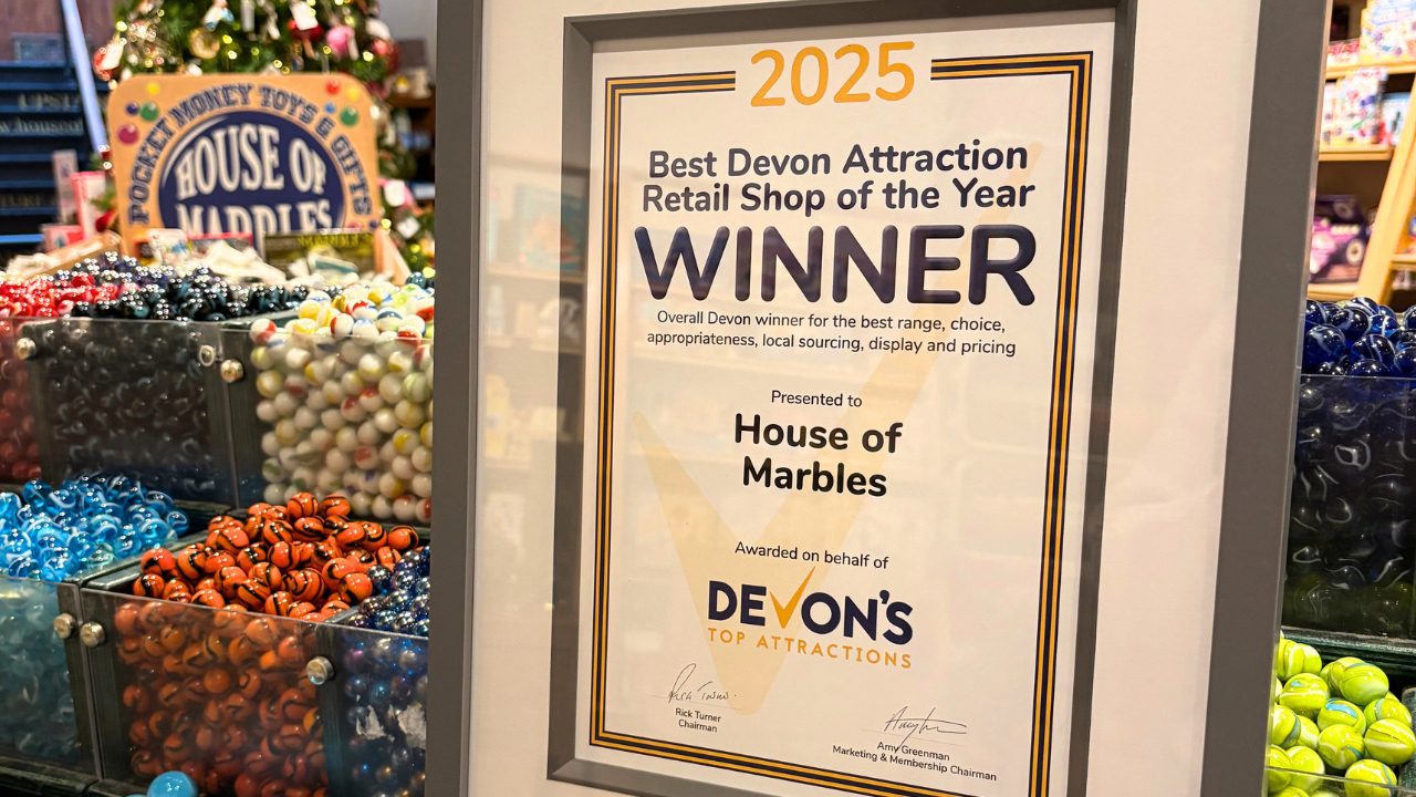 House of Marbles Wins ‘Best Retail Shop of the Year’
