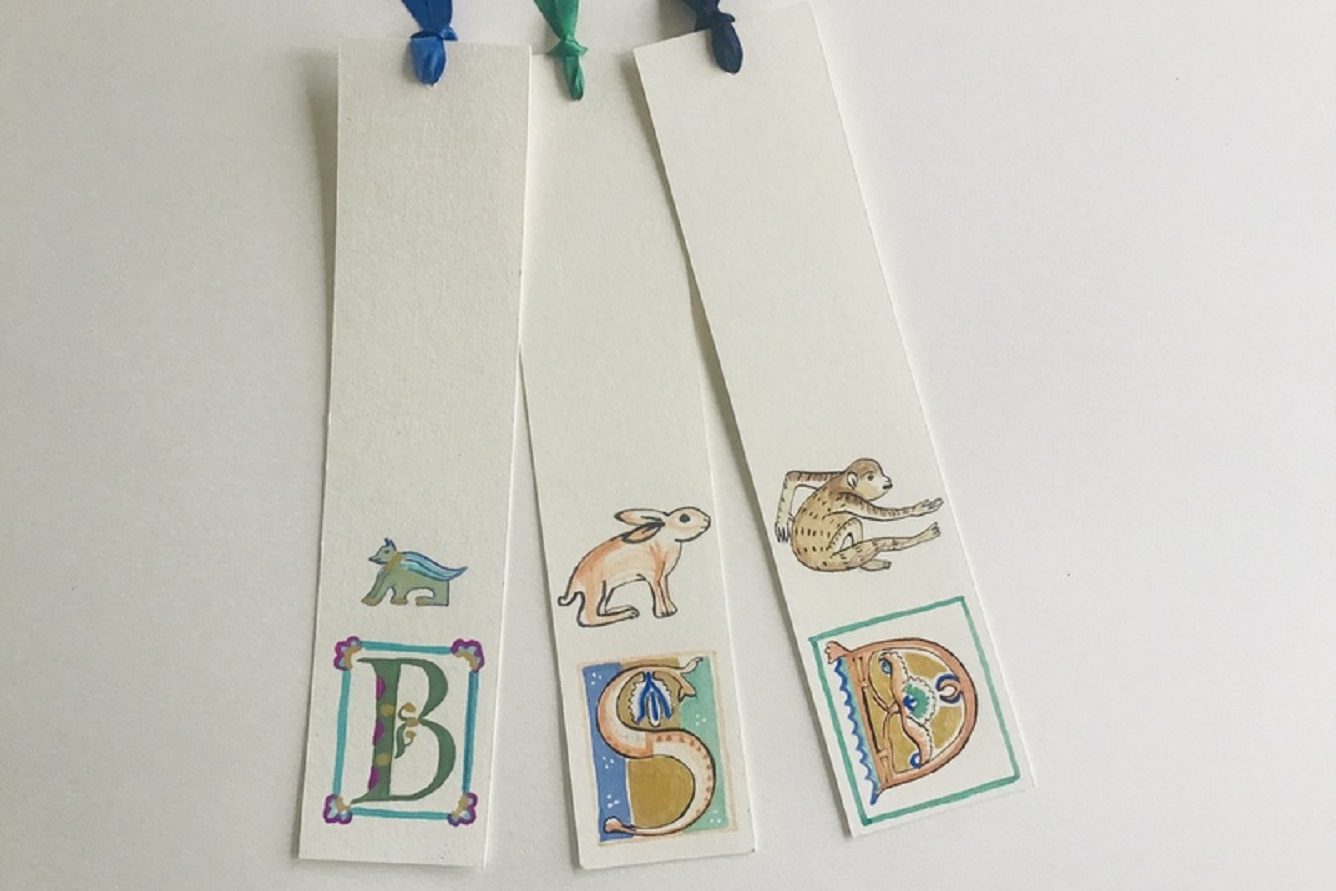 Illuminated Bookmark making craft workshop
